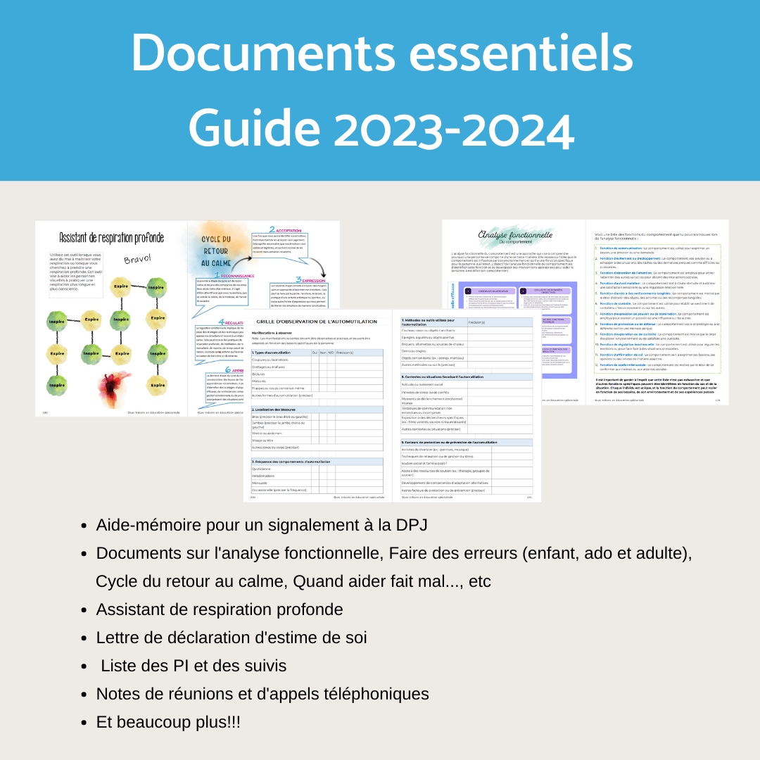 Documents essentiels du Guide 2023-2024 – Les trésors en éducation ...